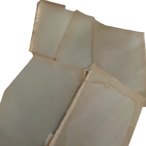 12 Large Antique Blank End Pages. 1920s. Old Book Pages, Ephemera ...