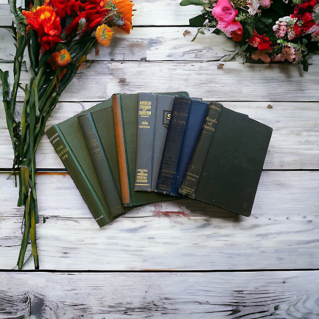 6 Antique Book Covers. Vintage/ Old Book Boards. Smash Book, Crafts ...