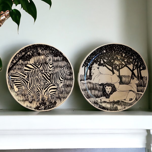 African Dinner Plates - Etsy