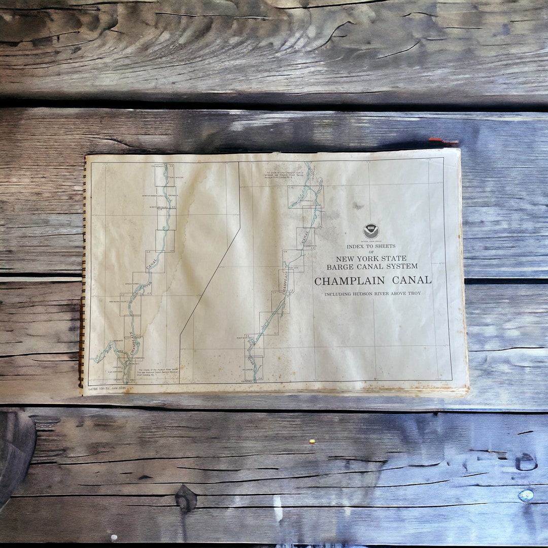 Recreational Chart 147860 Index to Sheets of NYS Barge Canal System ...