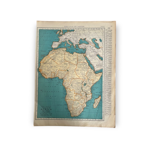 Old African Map
