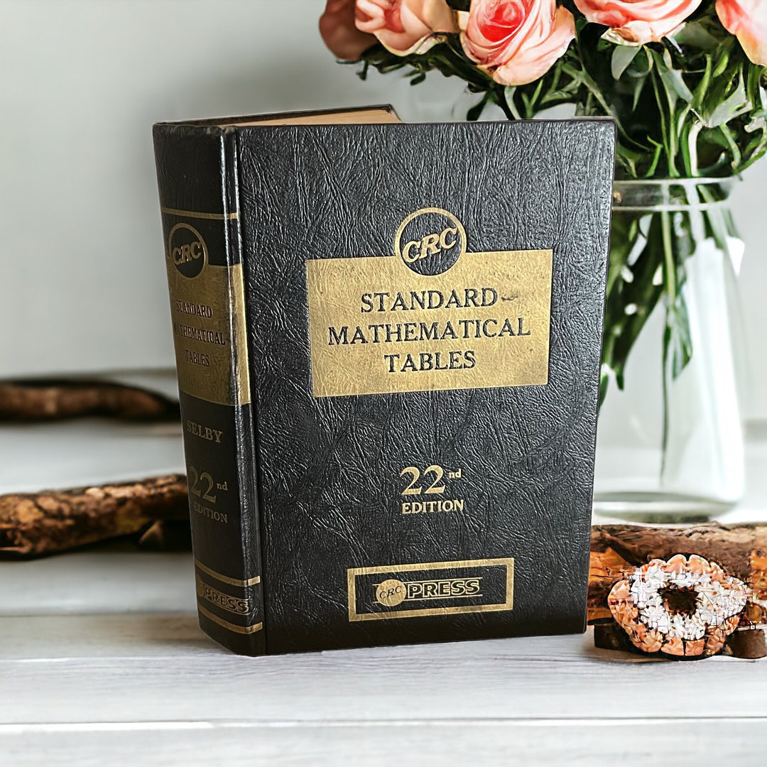 1974 CRC Standard Mathematical Tables. 22nd Edition Vintage Math Book ...