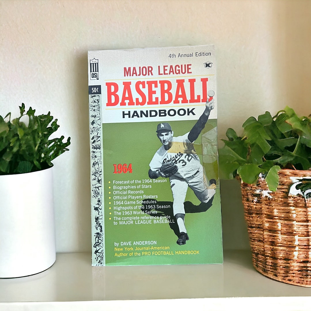 1964 Major League Baseball Handbook. Vintage Book by Dave Anderson ...