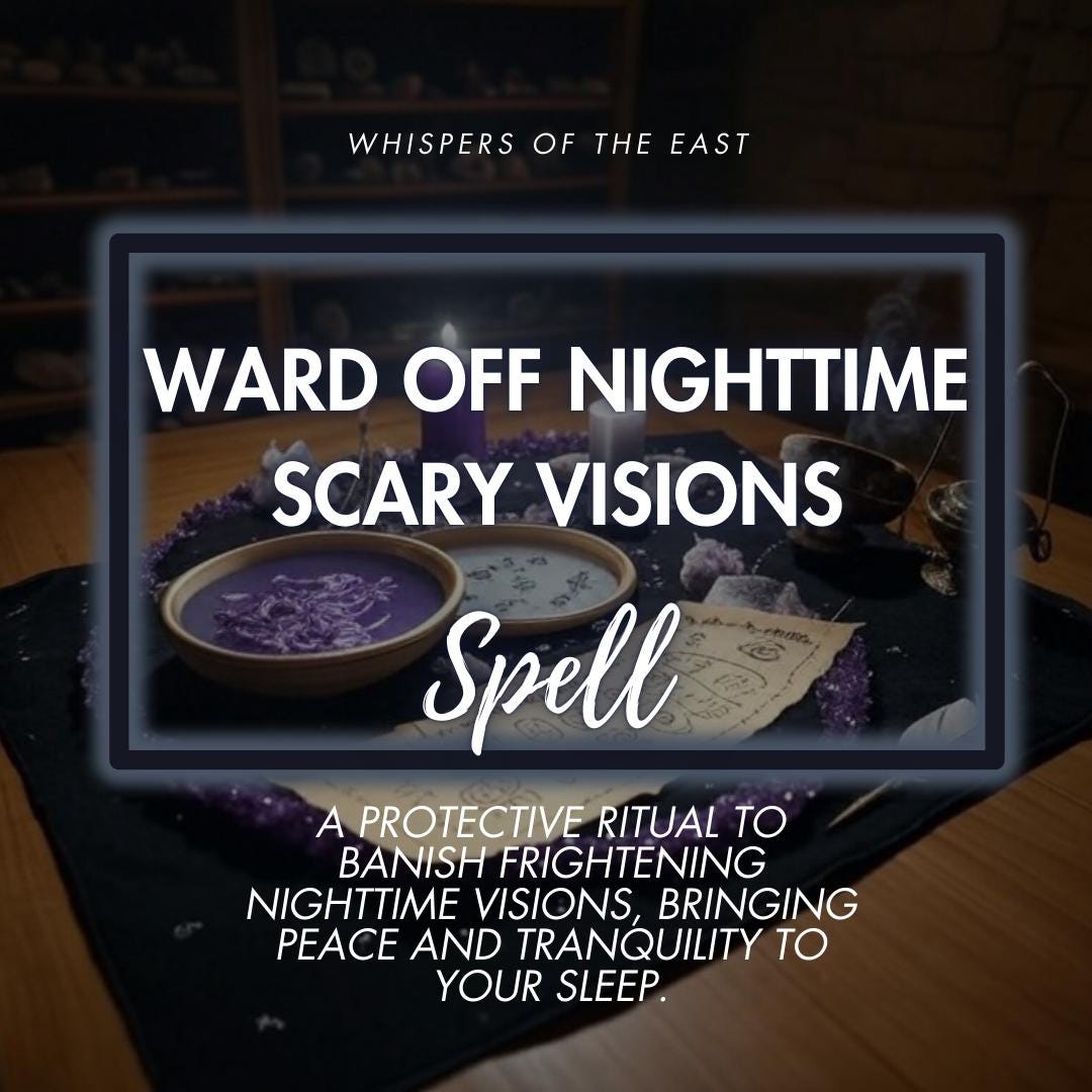 Spell to Ward off Nightmarish Visions - Etsy
