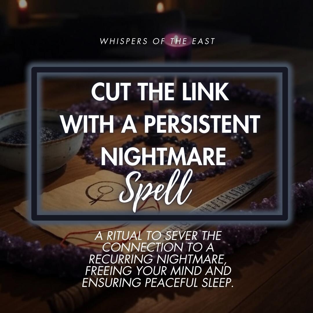 Nightmare Link Cutting Spell: Restore Peaceful Sleep (PDF Included) - Etsy