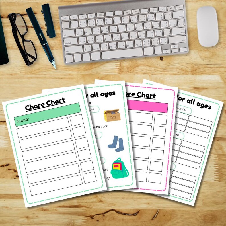 Printable Kids Chore Chart – Easy, Fun, and Effective for Building ...