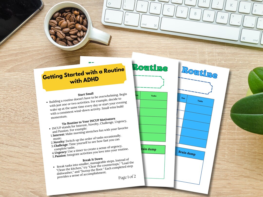 Adhd-friendly Routine Starter Guide: Build a Routine That Works for You ...