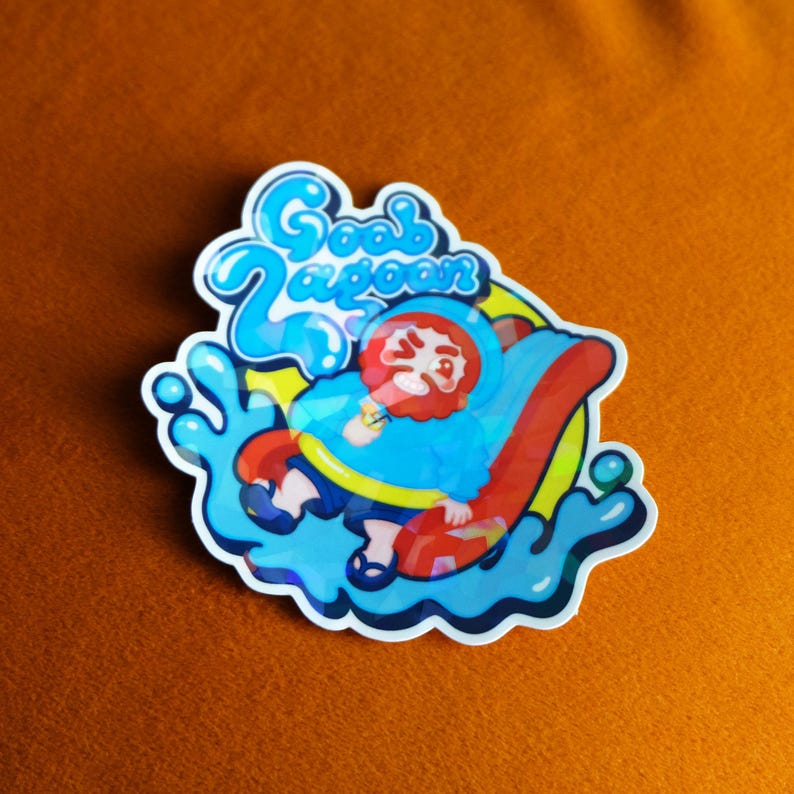 Goob Lagoon Logo Sticker - Etsy