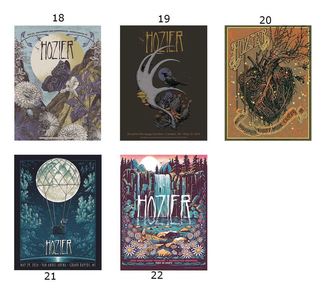 Custom Hozier Clarkston May 31 Show Poster, Hozier Poster, Hozier Tour ...