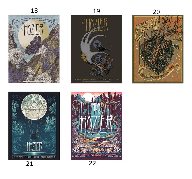 Custom Hozier Clarkston May 31 Show Poster, Hozier Poster, Hozier Tour ...