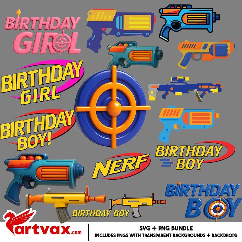 Nerf Svg - Etsy