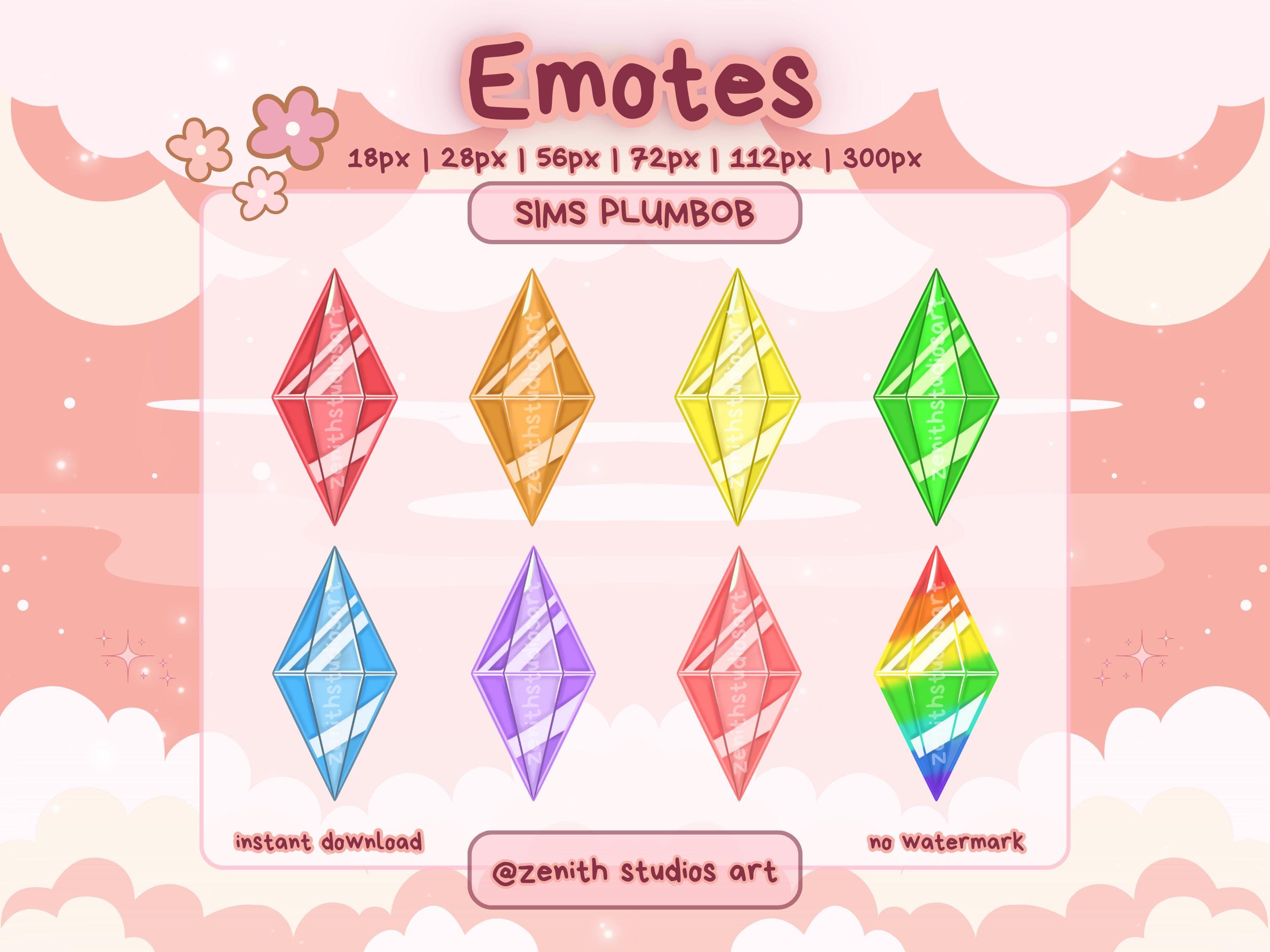 Sims Plumbob Emote | Badges | Channel Points | Discord Twitch Youtube ...