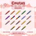 18 Firework Emotes & Badges | Channel Points Icons for Twitch, Youtube ...