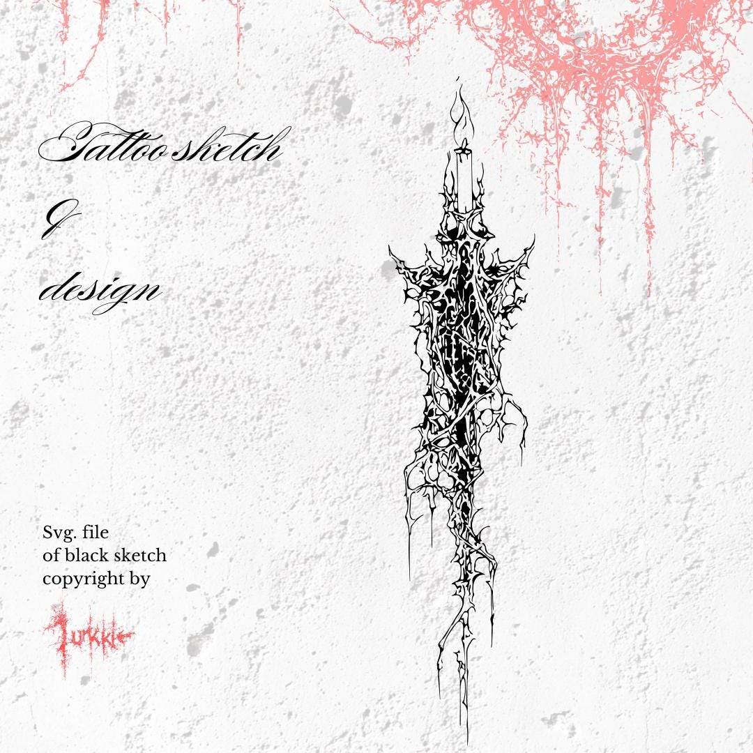 Tattoo Cybersigilism Vector Design, Tattoo Stencil, Exclusive Flash ...