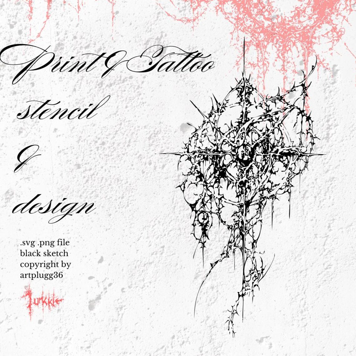 Tattoo Cybersigilism Vector Design, Tattoo Stencil, Exclusive Flash ...