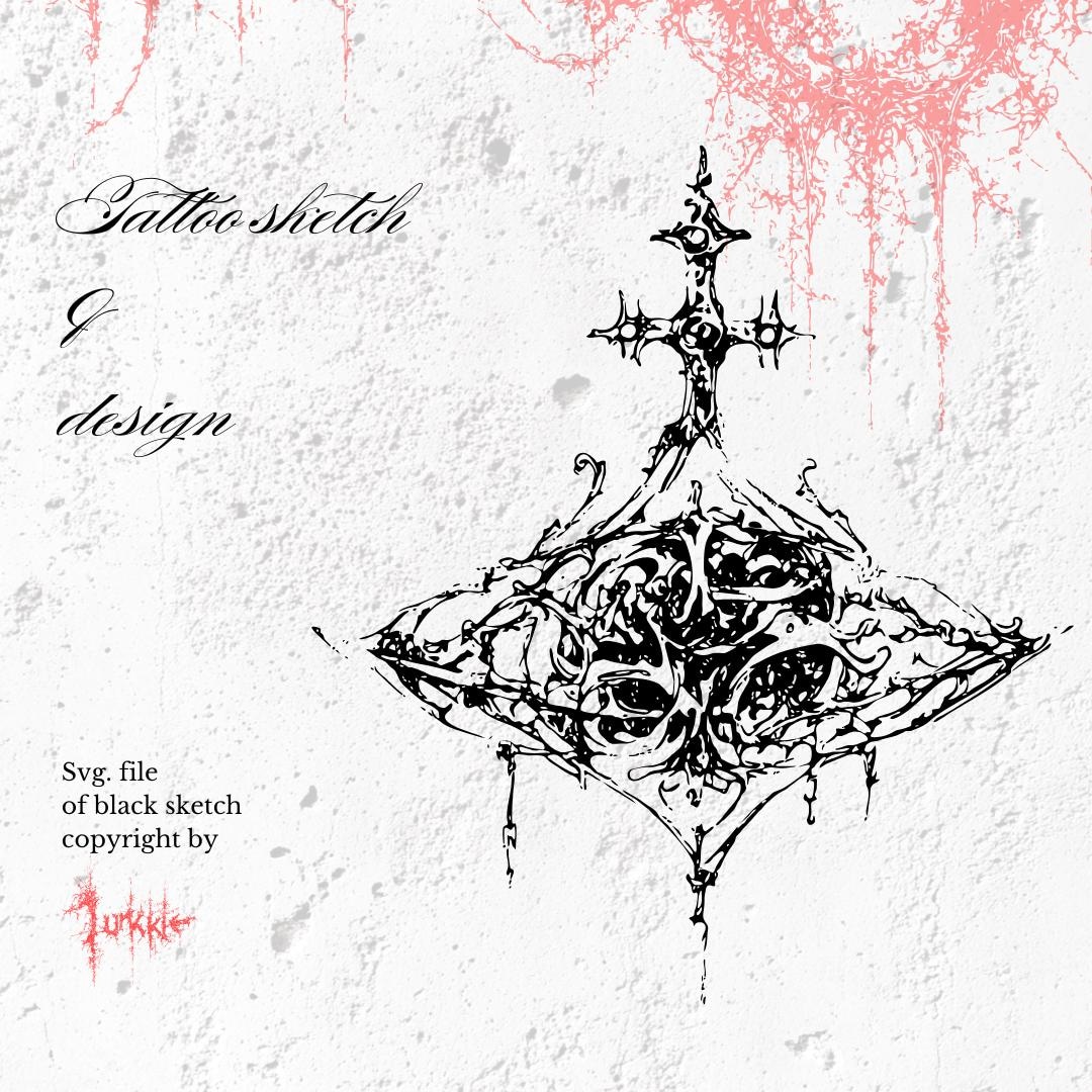 Cyber Sigilism / Neotribal / Sigilcore Exclusive SVG File for Tattoos ...