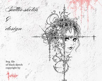 Cyber Sigilism / Neotribal / Sigilcore Exclusive SVG File for Tattoos ...