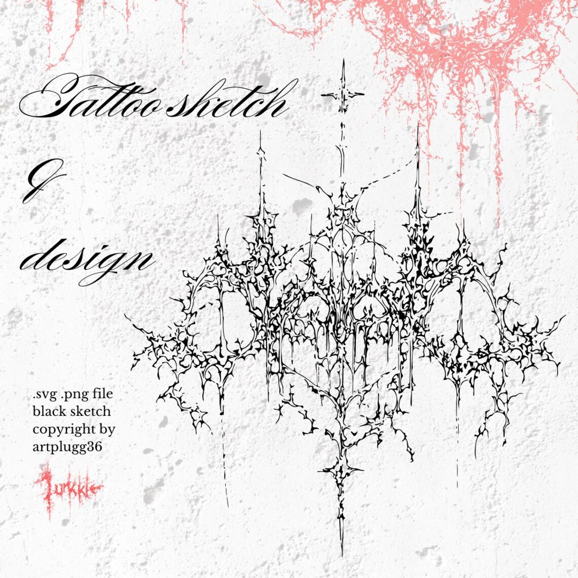 Tattoo Cybersigilism Vector Design, Tattoo Stencil, Exclusive Flash ...