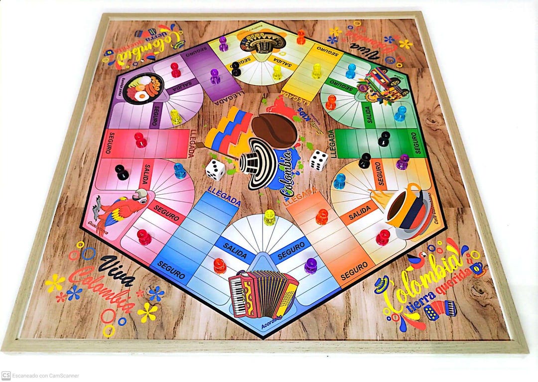 Parques, Game of Mesa, Parchís, Parques Colombiano De 6 Puestos ...