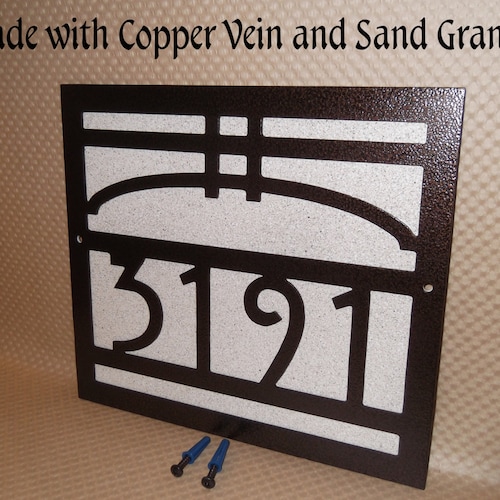 Rustic Ceramic House Numbers Custom Address Signs and Plaques | Etsy