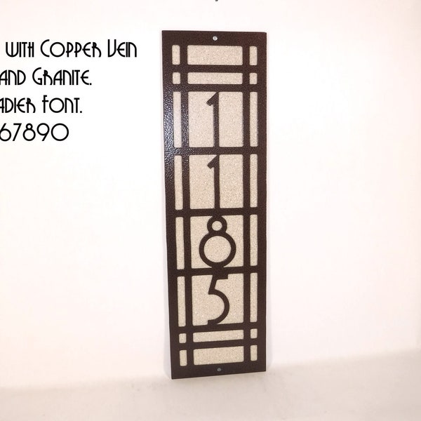 Craftsman Address Plaque - Etsy