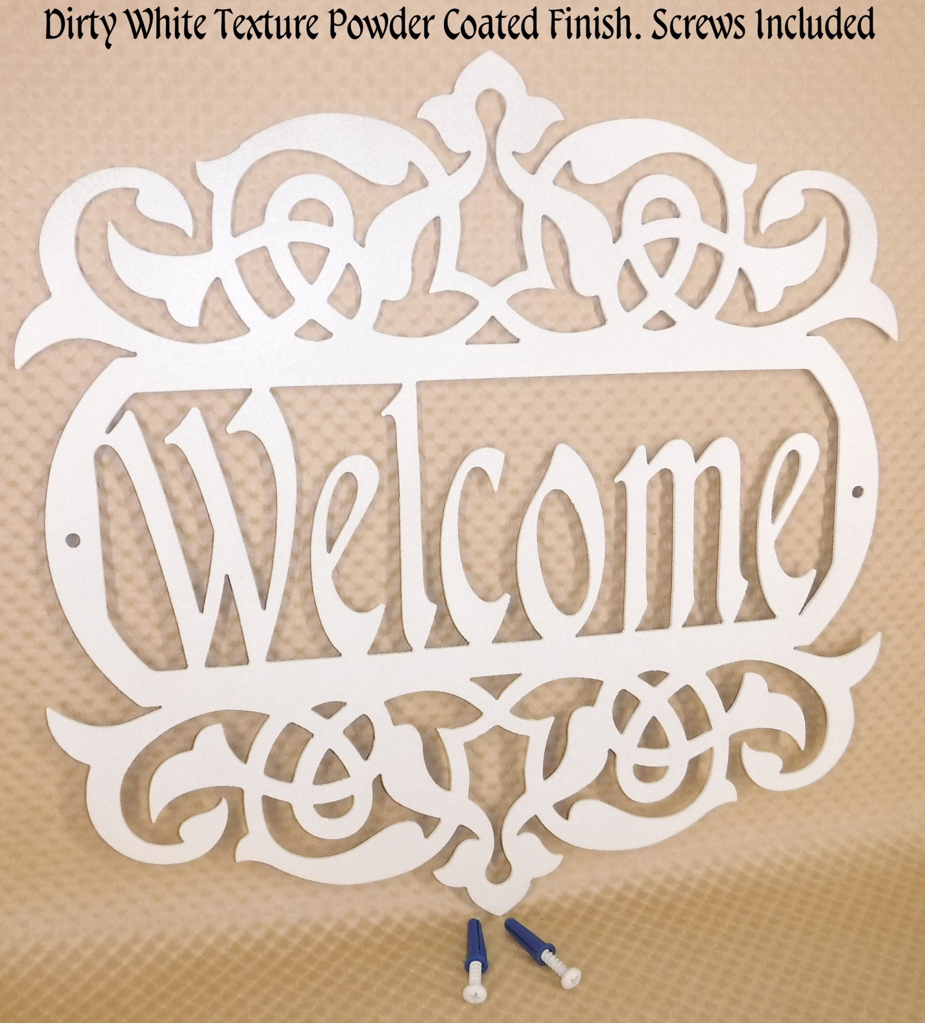 Welcome Sign. Scroll. Wall art. Outdoor sign. Housewarming | Etsy