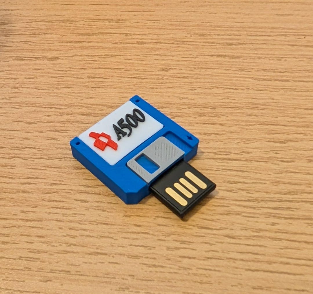 The A500 Retro Amiga Floppy Style Flash Drive (64GB) - Retro Gift - Etsy