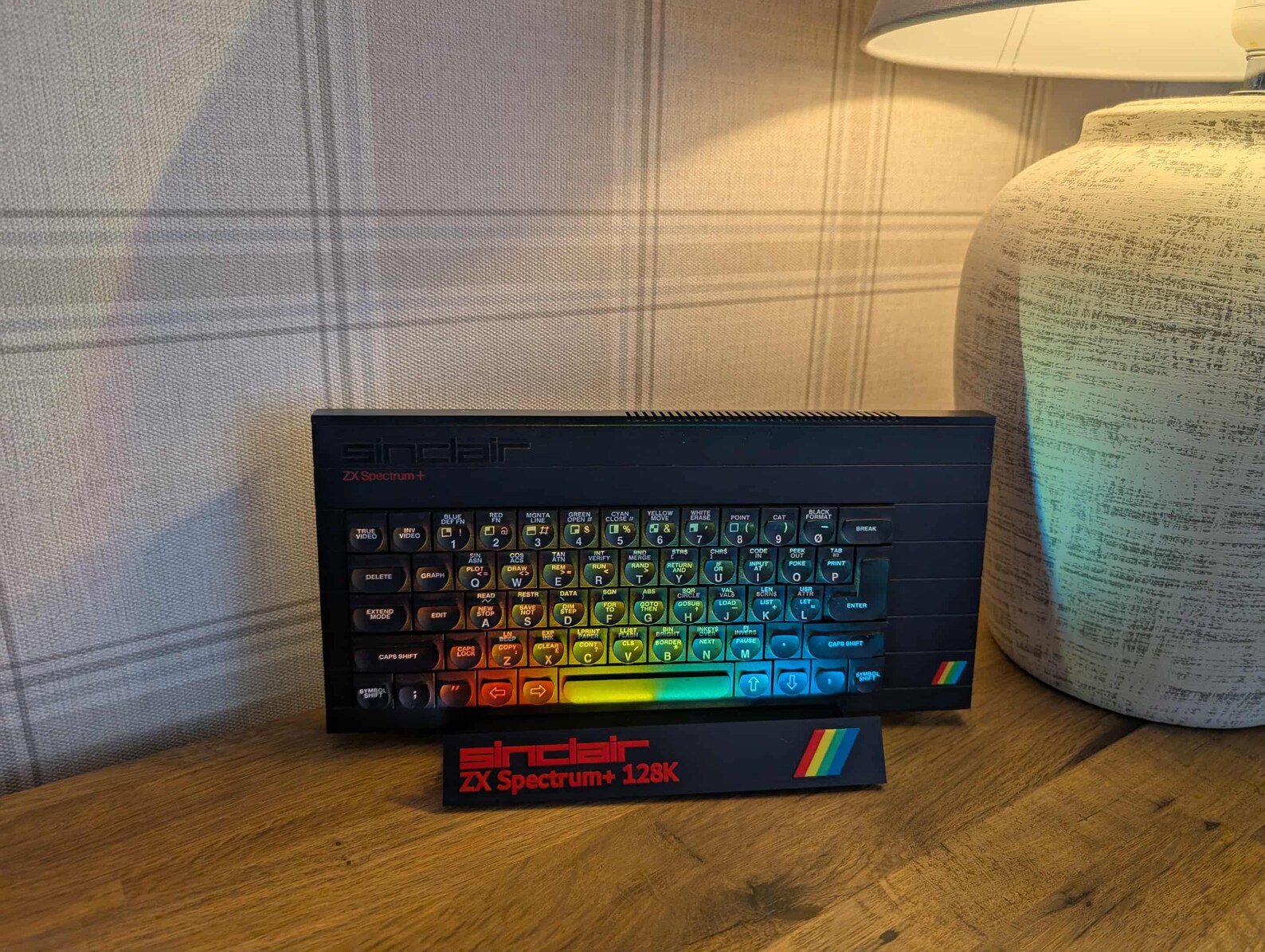 Sinclair ZX Spectrum 128K Display Stand - Rainbow Glow Lighting - Etsy