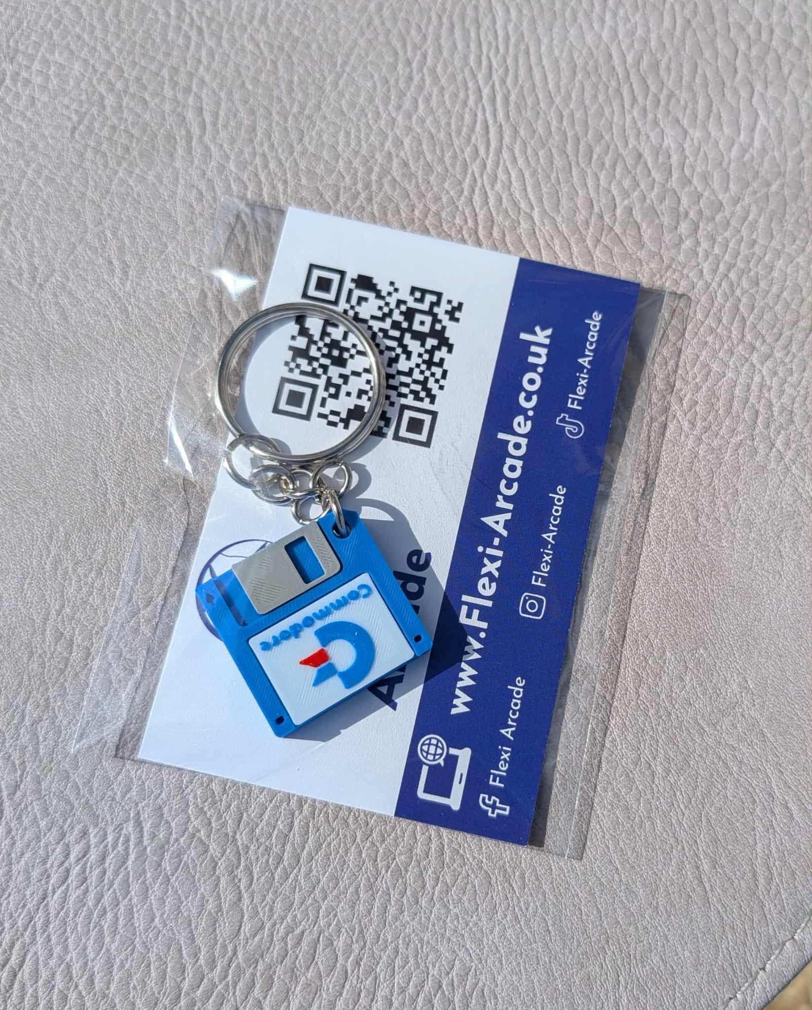 Commodore Floppy Disk Keyring: Retro 80s Computer Keychain - Etsy