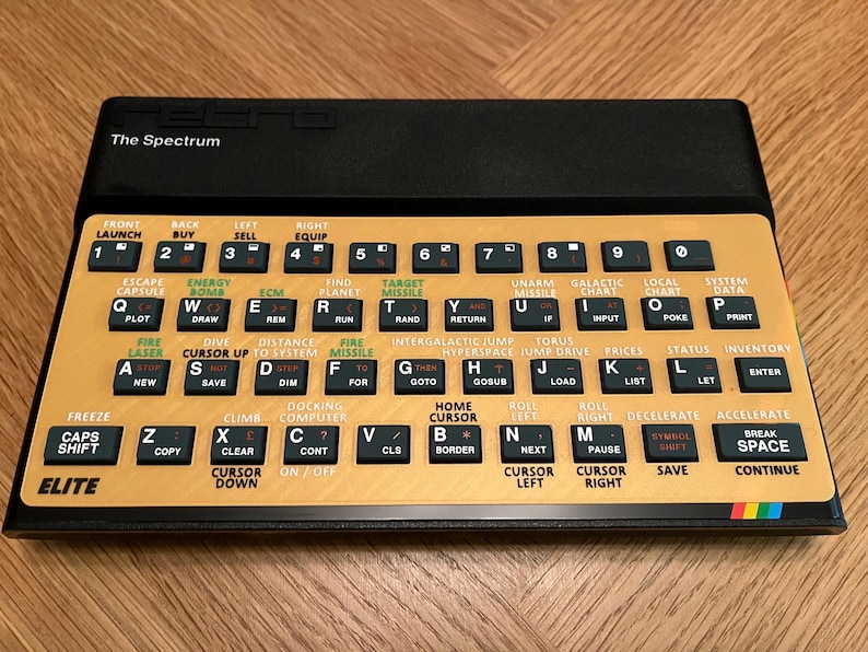 ELITE - Spectrum Keyboard Template - Etsy