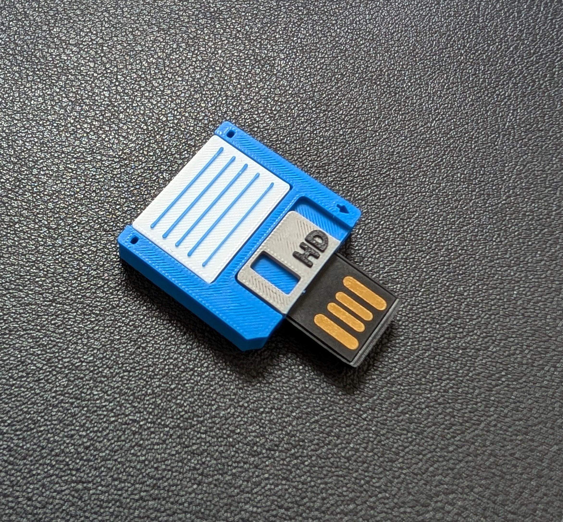 Blank Floppy Disk Style USB Flash Drive - Retro Gift - Etsy