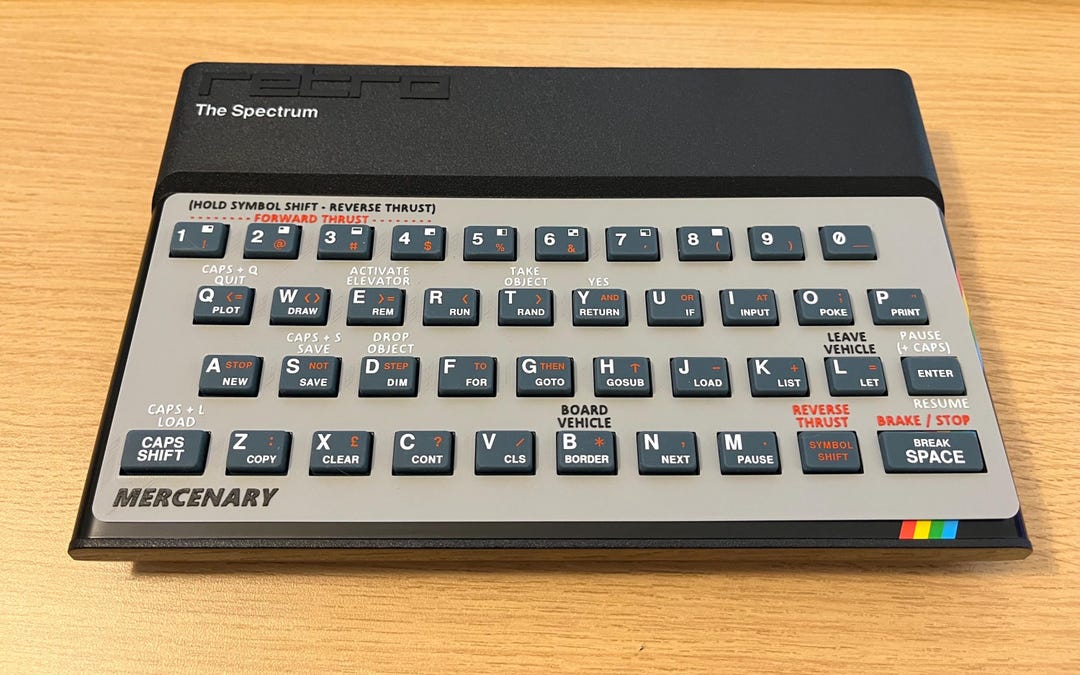 Mercenary - Spectrum Keyboard Template - Etsy