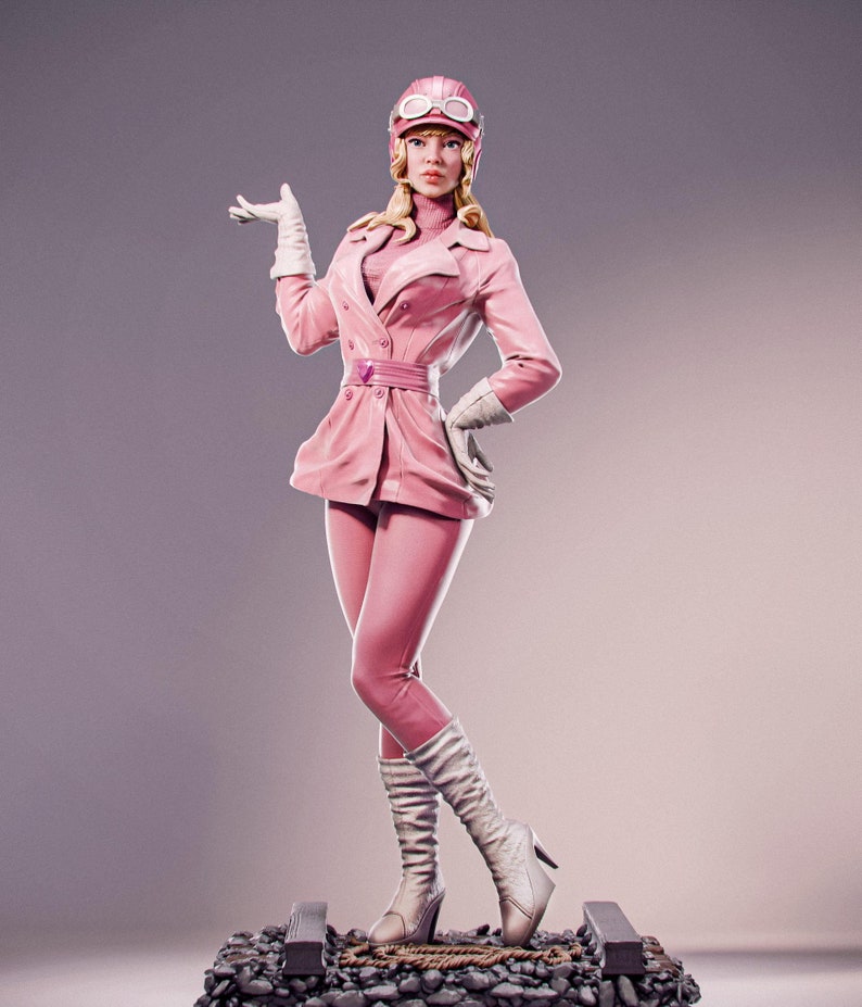 Penelope Pitstop STL Model for Resin Printer Figure 3D Printing High ...