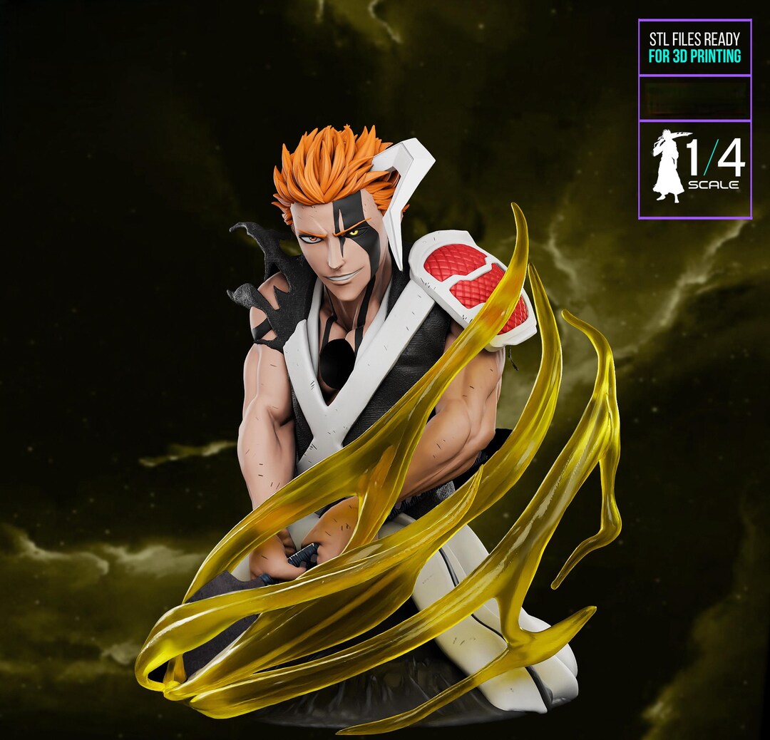 Kurosaki Ichigo From Bleach - STL Model for Resin Printer Figure 3D ...