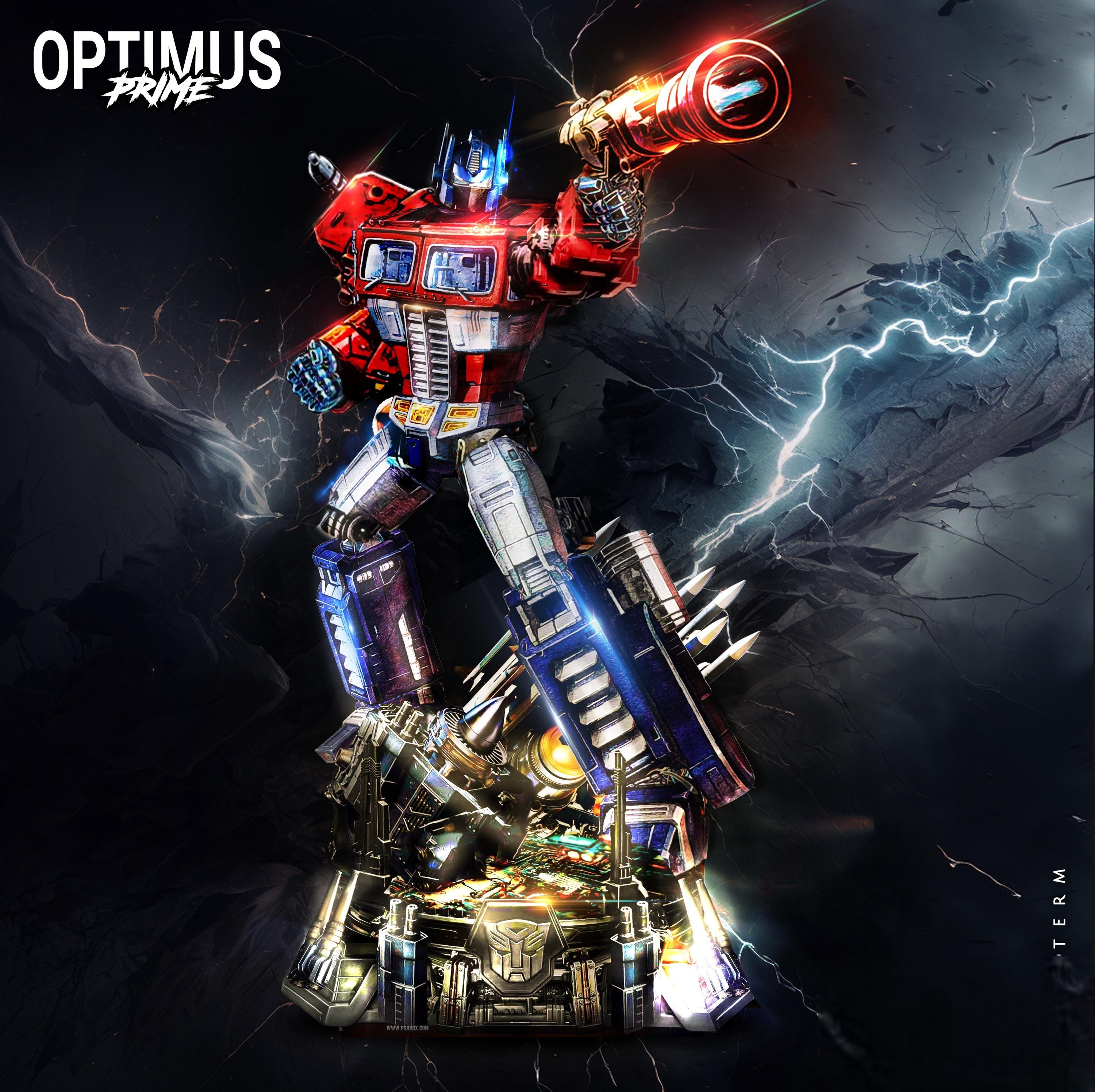 Optimus Prime From Transformers STL Model for Resin Printer Figure 3D ...