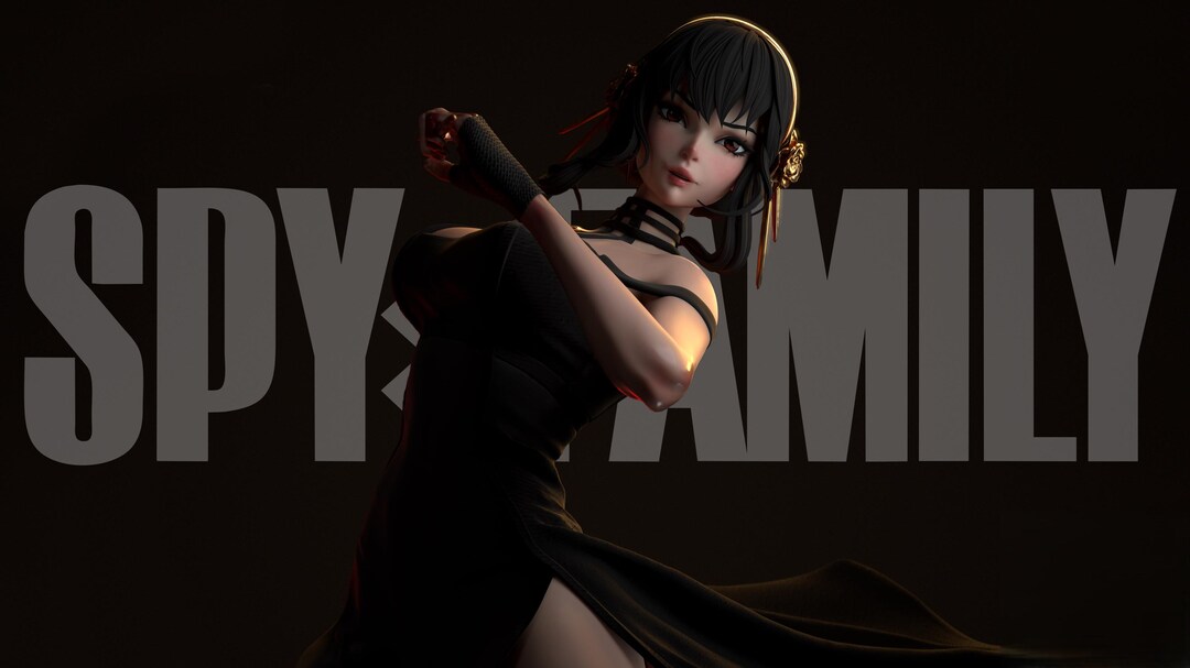 York Forger Spy X Familia STL Model for Resin Printer Figure 3D ...