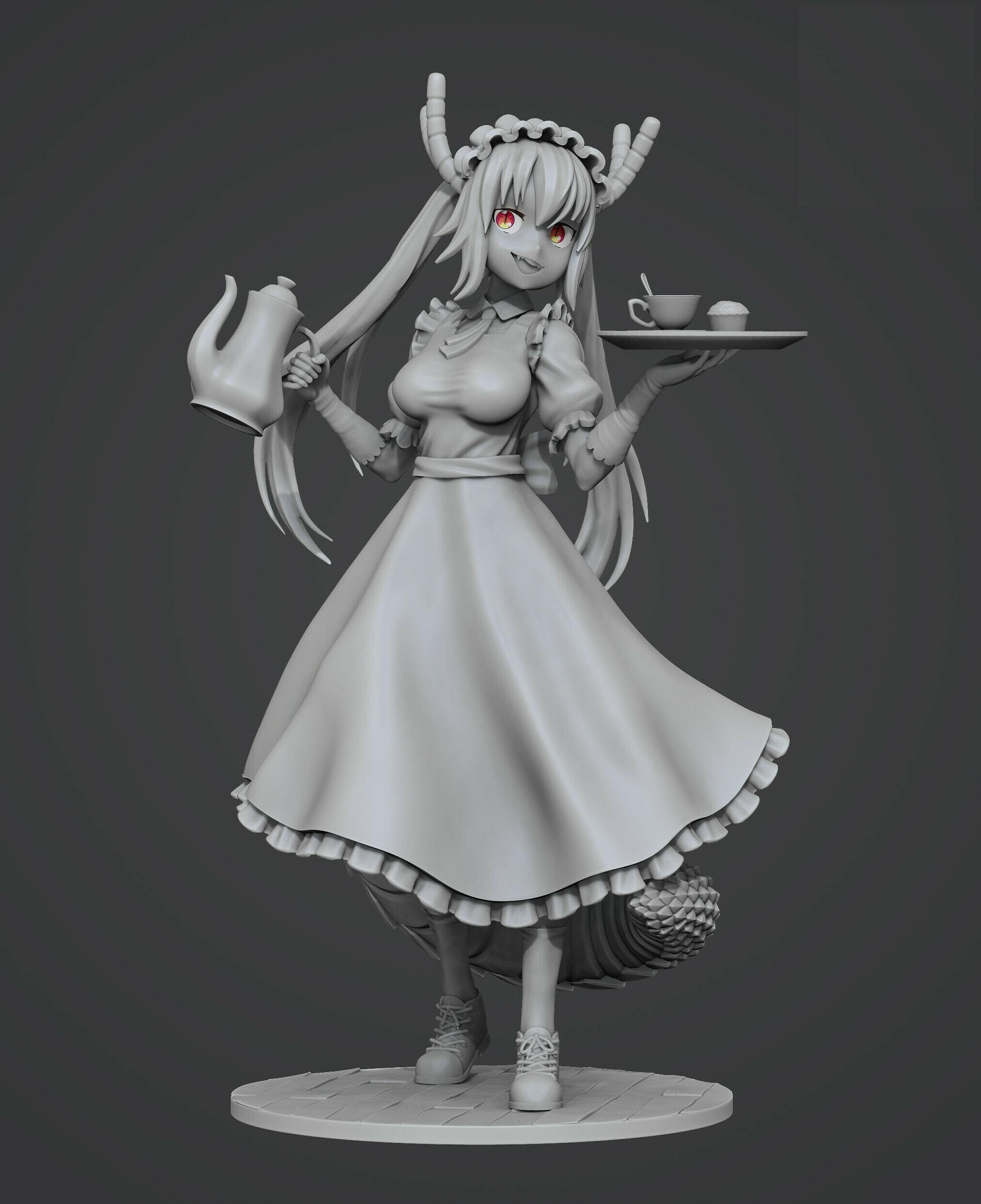 Tohru Dragon Maid Figure Etsy Canada
