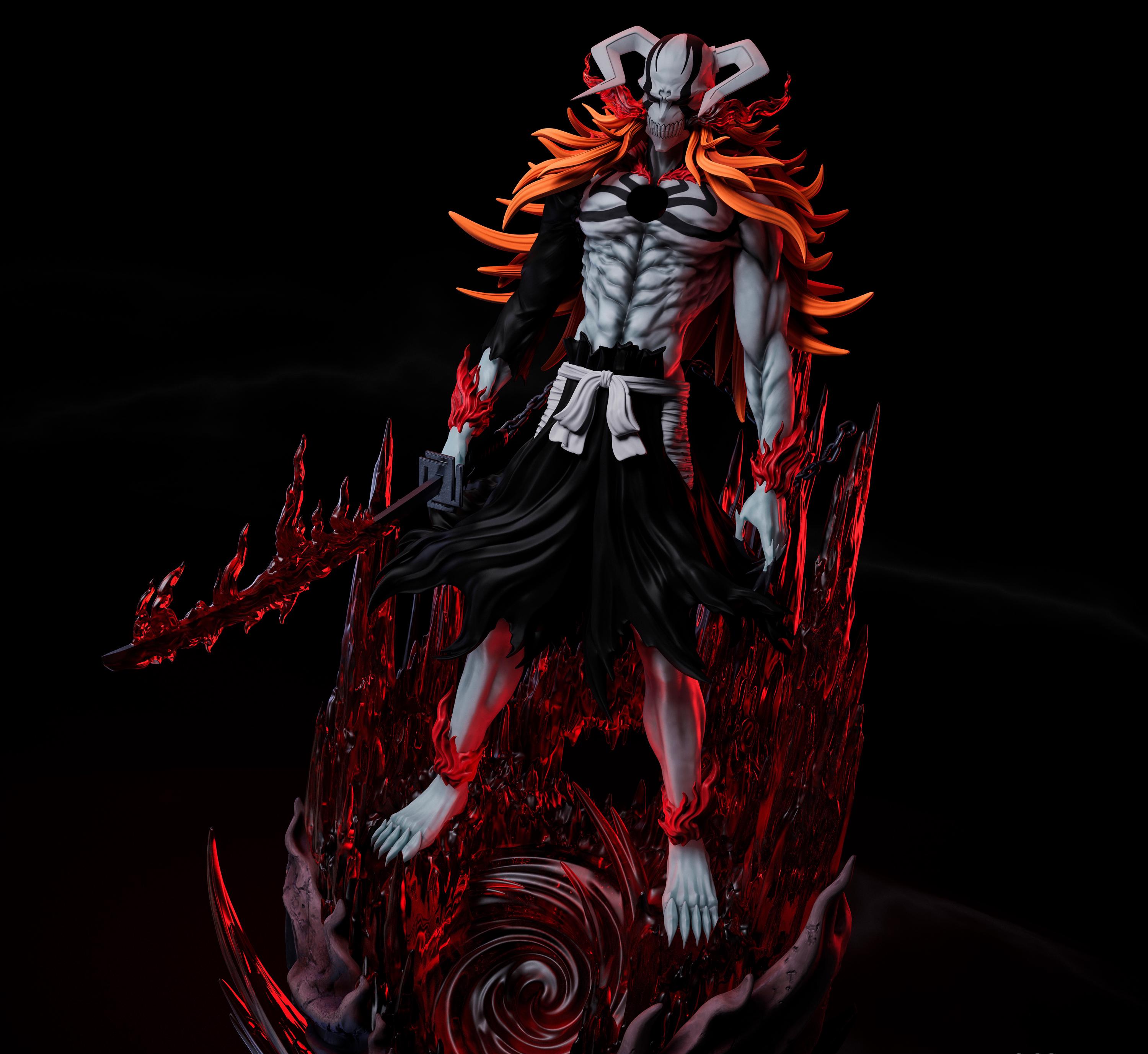 Kurosaki Ichigo From Bleach STL Model for Resin Printer Figure 3D ...