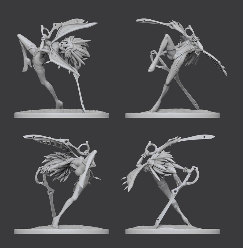 Ryuko Matoi From Kill La Kill STL Model for Resin Printer Figure 3D ...