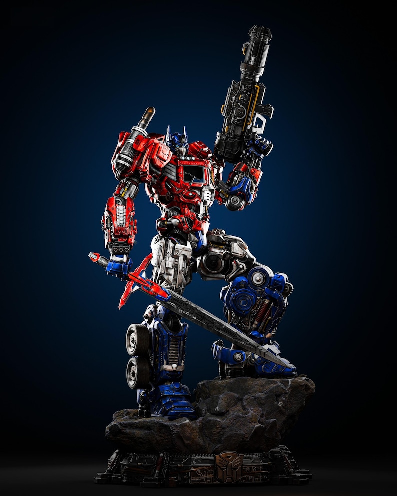 Optimus Prime Transformers STL Model for Resin Printer Figure 3D ...