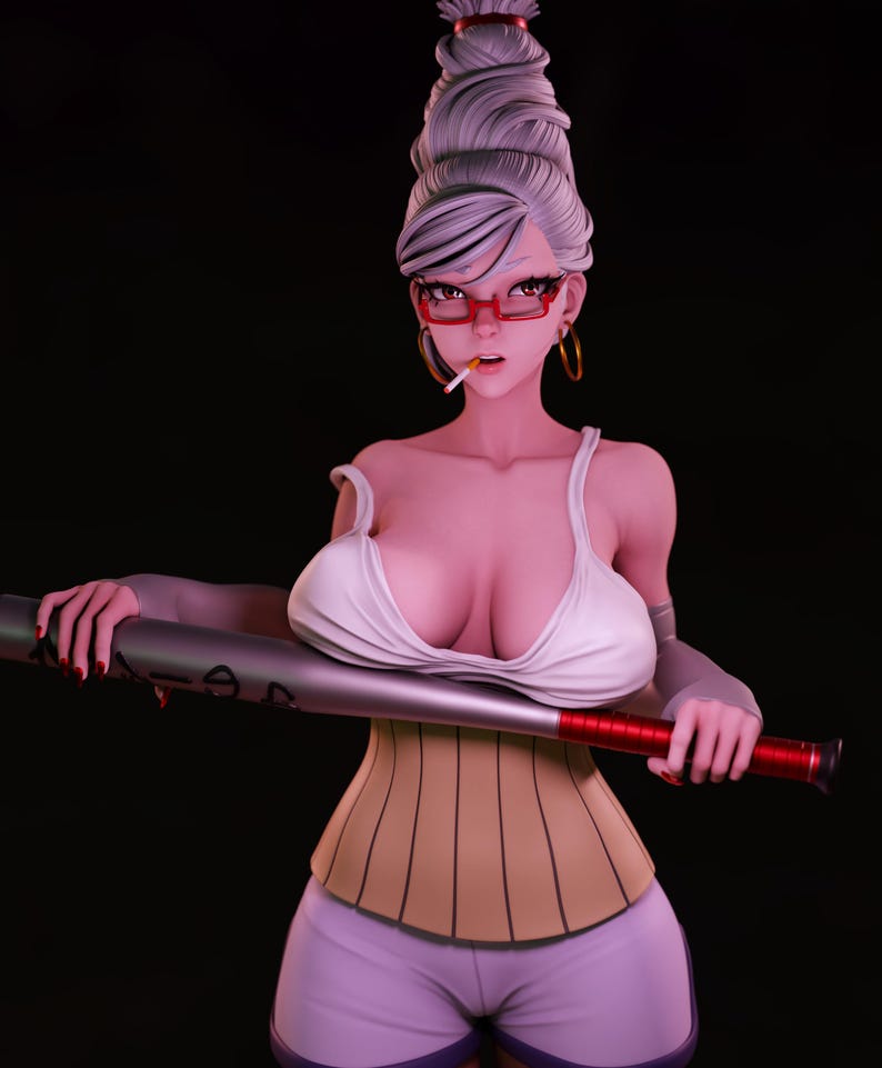 Seiko Ayase NSFW Dandadan STL Model for Resin Printer Figure 3D Printing High Quality Diorama ...