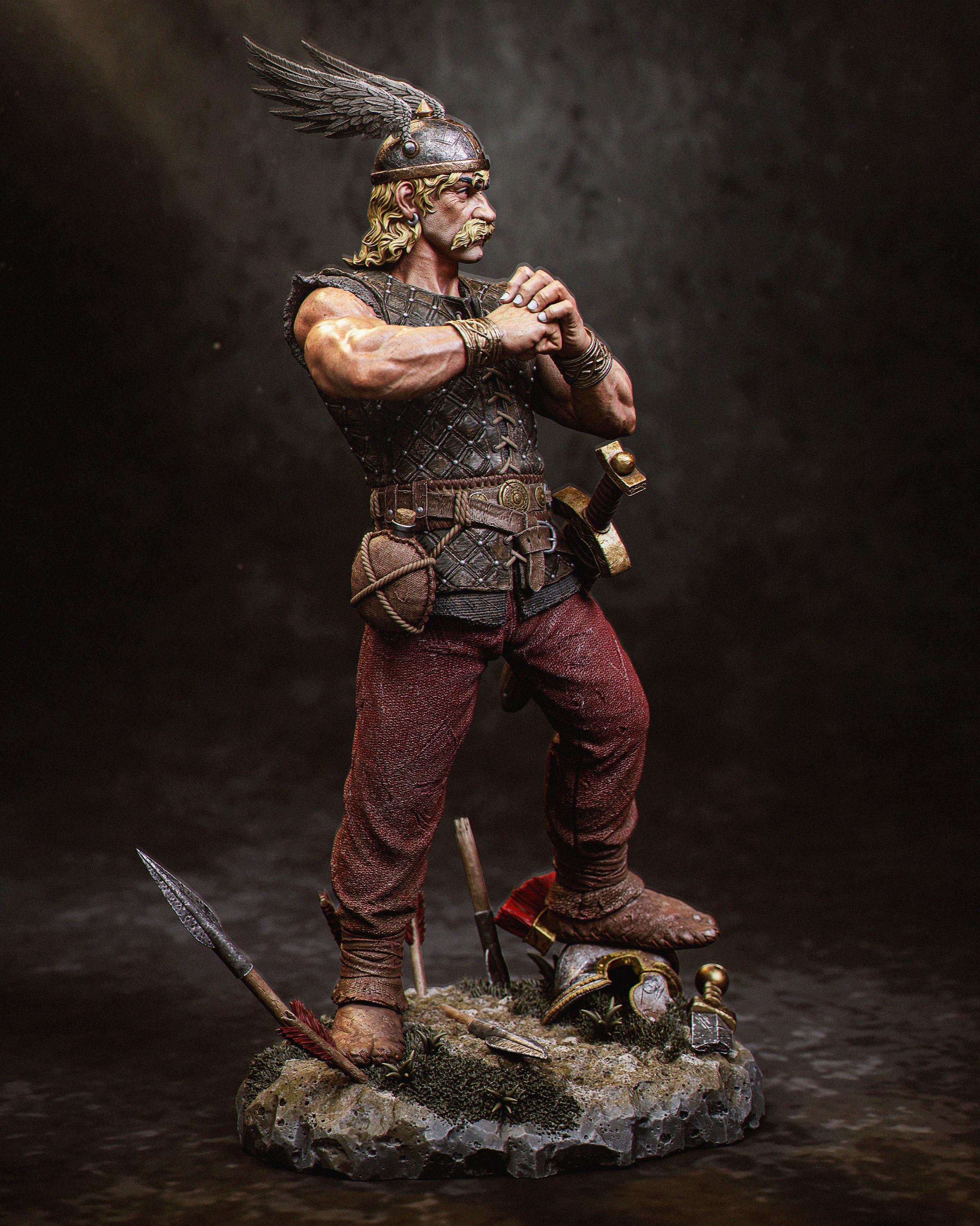 Asterix STL Model for Resin Printer Figure 3D Printing High Quality ...