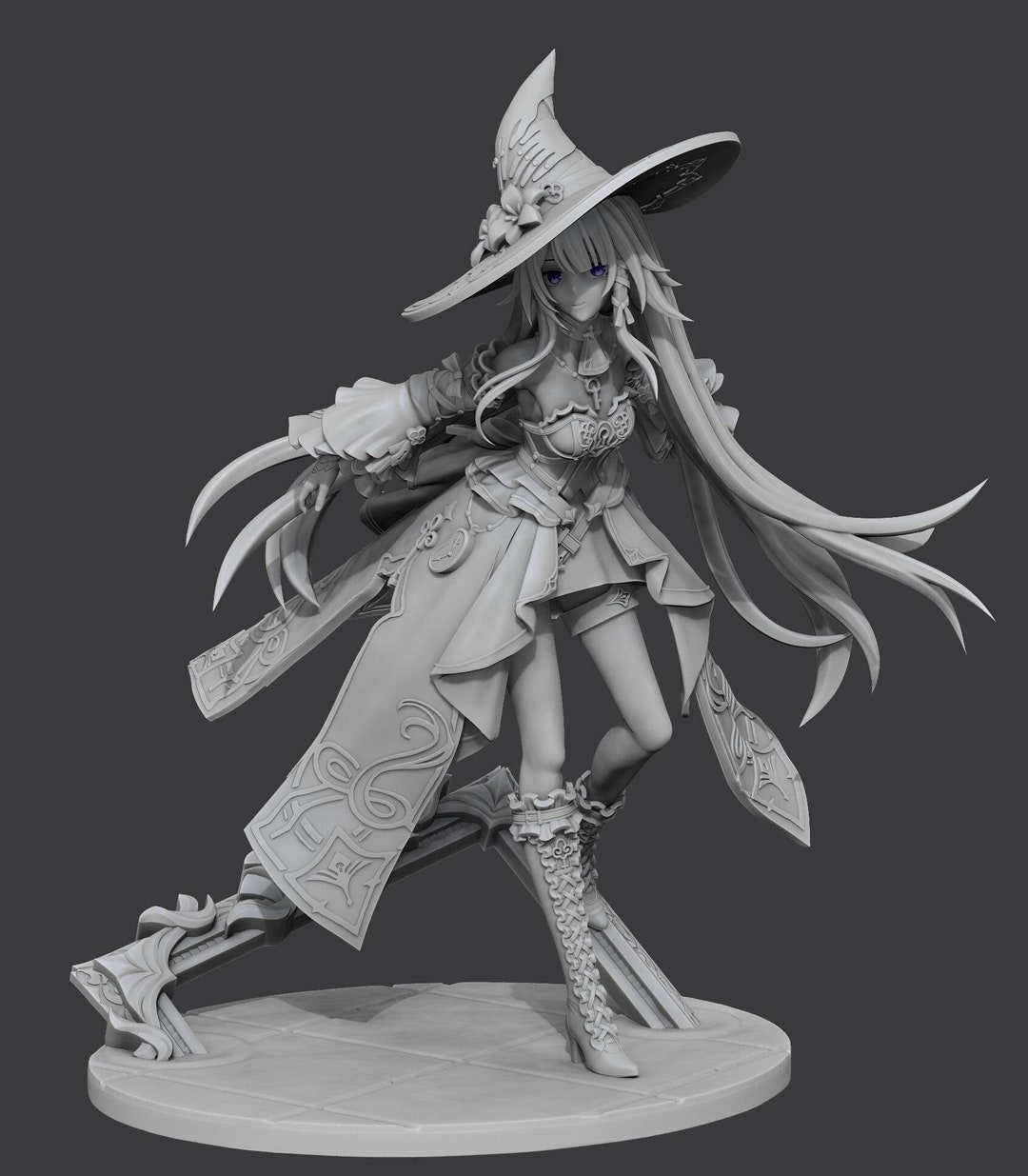 Herta From Honkai Star Rail - STL Model for Resin Printer Figure 3D ...