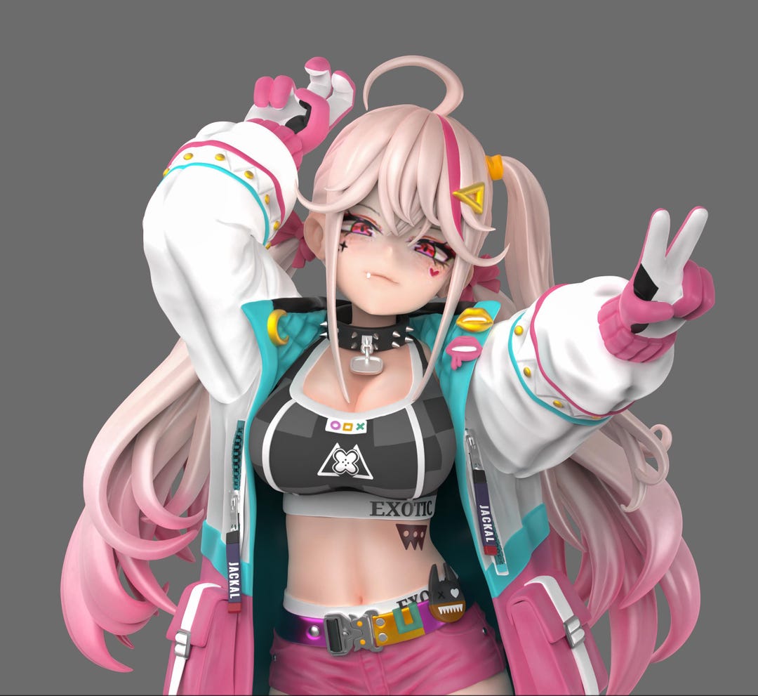 Jackal From Nikke STL Model for Resin Printer Figure 3D Printing High ...