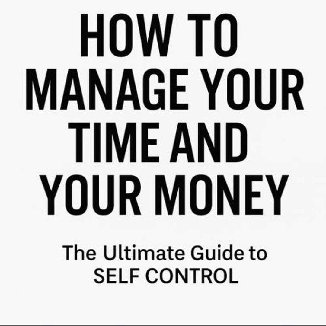 Time and Money Management Guide | Digital Self-control Planner ...