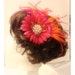 Daisy Fascinator Head Piece Comb / Hair Clip. Fuchsia - Etsy