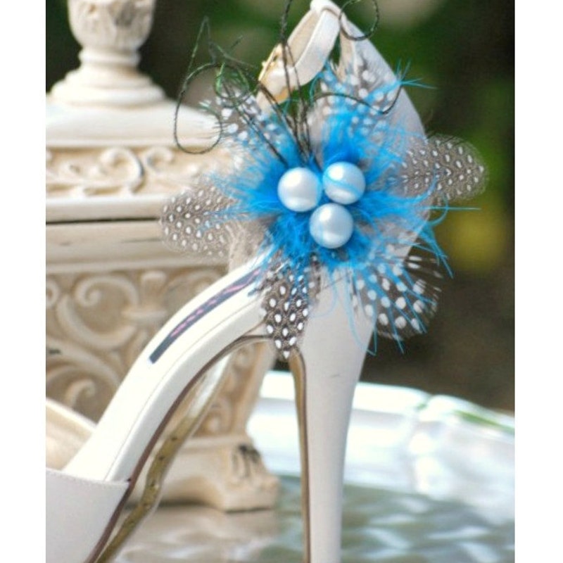 Feather Shoe Clips - Etsy