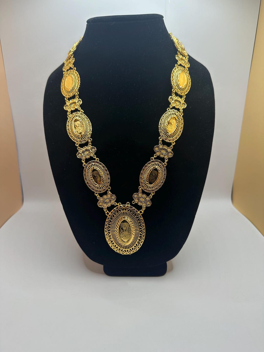 Faux 22k Turkish Style Gold Necklace: Wedding & Event Jewelry - Etsy