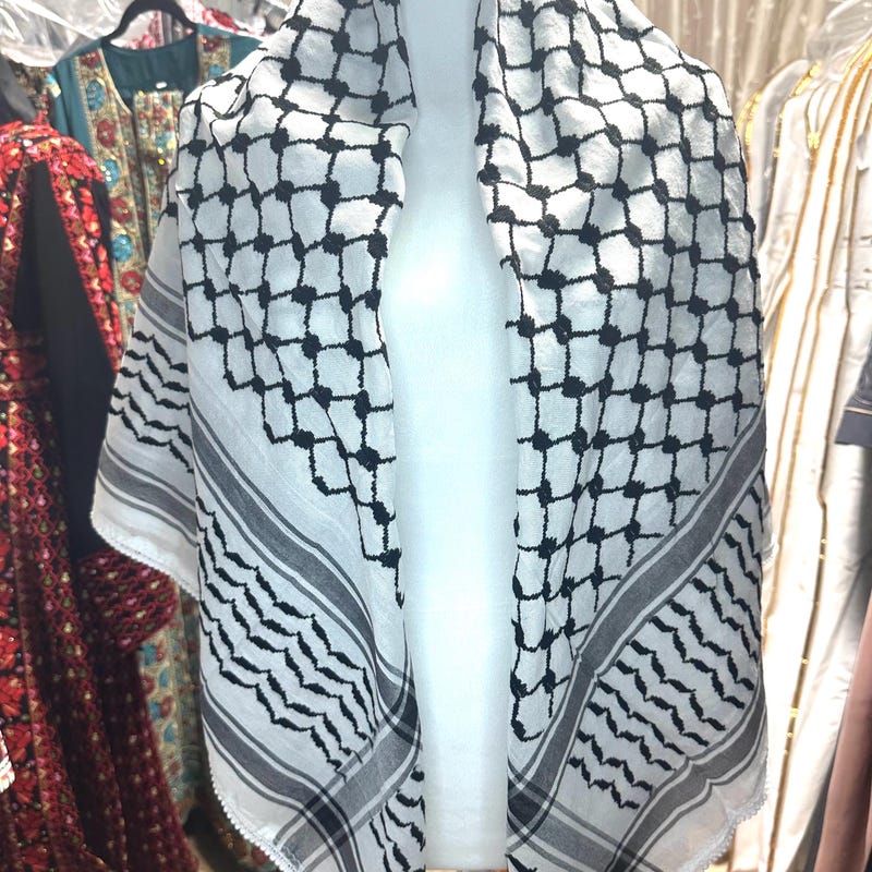 White Shemagh Cotton - Etsy