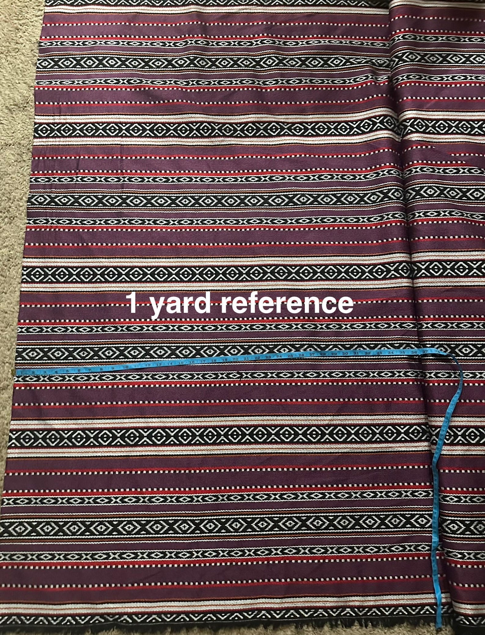 Bedouin/al Sadu Fabric Made in Jordan | Used as Tablecloth, Blanket ...